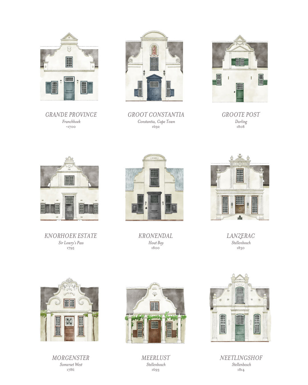 Cape Dutch Gables – Ben Grib